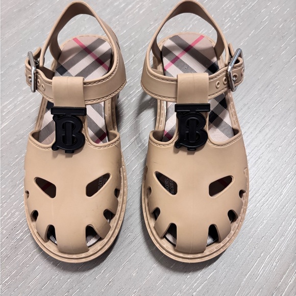 Burberry | Shoes | Burberry Girls Jenna Tb Jelly Fisherman Sandal ...